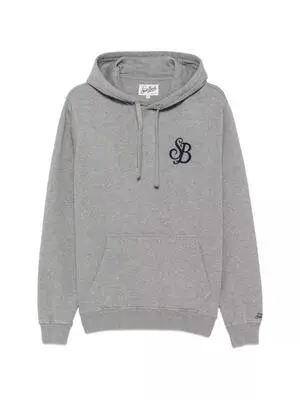 MC2 SAINT BARTH Tribeca Logo-embroidered Drawstring Hoodie