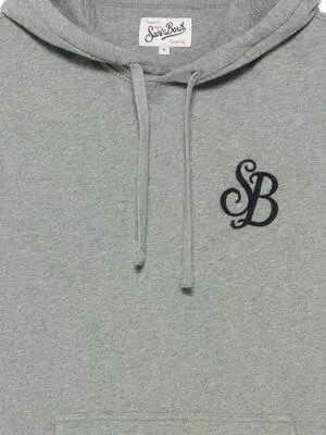 MC2 SAINT BARTH Tribeca Logo-embroidered Drawstring Hoodie