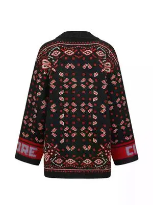 Giada Benincasa Soho Intarsia-knit Cardigan