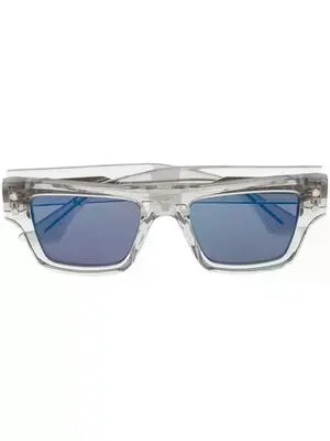 Montblanc Rectangular-frame Transparent Sunglasses