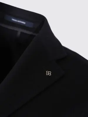 Tagliatore Knee-length Single-breasted Coat In Virgin Wool And Cashmere With Lapels