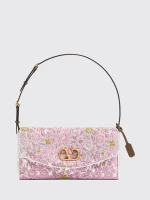 Valentino Garavani Devain Floral Embroidery Vlogo Mini Shoulder Bag - Multicolor