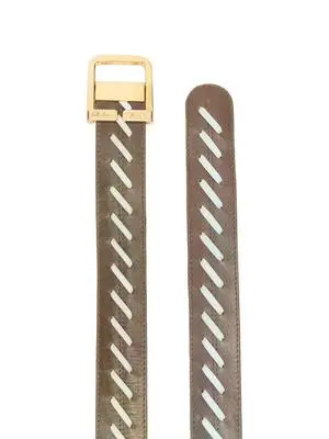 FERRAGAMO 1970s Whipstitch-detail Belt