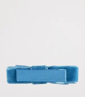 Trotters Small Velvet Bow Hair Clip