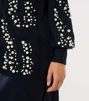 Marina Rinaldi Embellished Cardigan