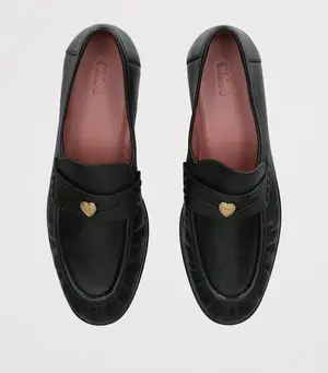 Chloé Lambskin Letti Loafers