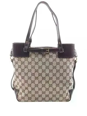 Gucci 2000-2015 Gg Canvas Tote Bag - Neutrals