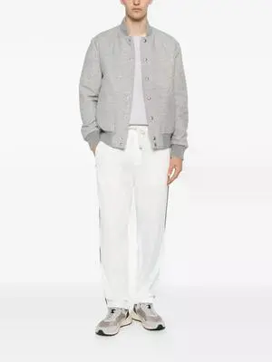 Eleventy Reversible-design Bomber Jacket