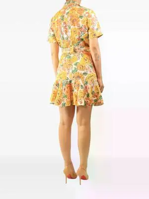 Zimmermann Floral-print Belted Dress