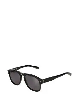 Kàdor Gipsy Flag Square-frame Sunglasses - Black