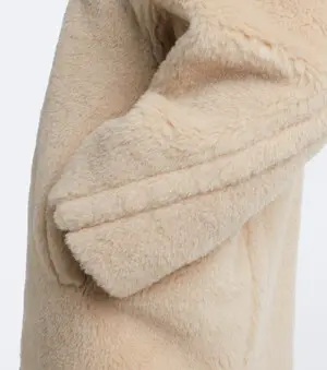 Max Mara Hooded Alpaca, Wool, And Silk Zip-up Coat