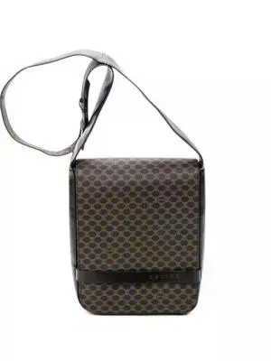 Celine Macadam Flap Messenger Shoulder Bag