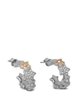 Furla Crystal-embellished Star Earrings - Silver