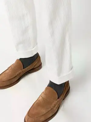 Brunello Cucinelli Corduroy Straight-leg Trousers