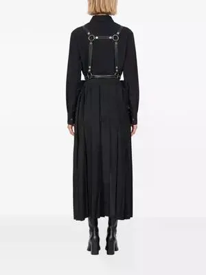 Junya Watanabe Harness-detail Pleated Midi Skirt