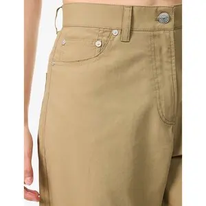 Samsøe Samsøe Saharpo Curve-fit Cotton-blend Trousers