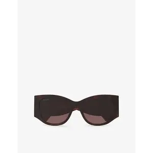 Gucci Gg2115s Cat-eye Acetate Sunglasses - Brown