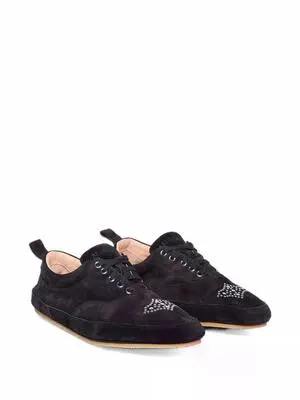 MIRIAL Martin Stud-embellished Suede Sneakers