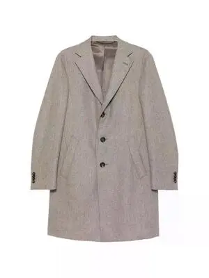Canali Single-breasted Notch-lapel Coat