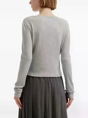 TOUT A COUP Graphic-print Long-sleeve T-shirt