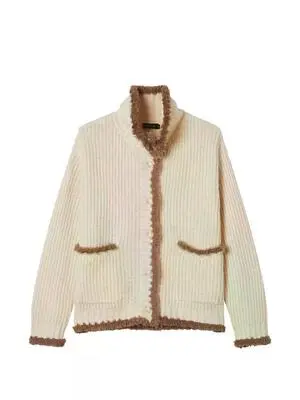 Tout A Coup Trimmed Cardigans For Women
