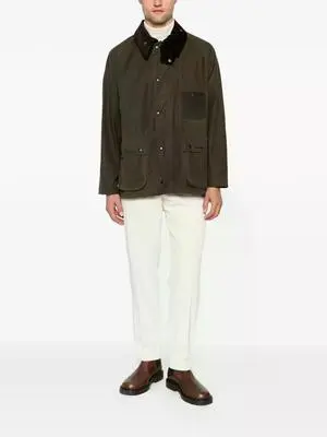 Barbour Corduroy-collar Patch-pocket Coat
