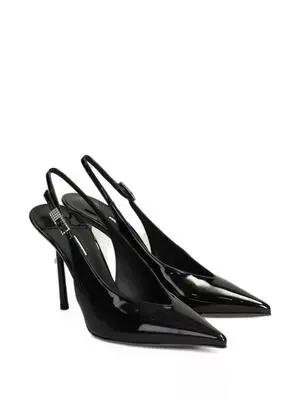 LE SILLA Clivage Crystal-embellished Slingback Pumps