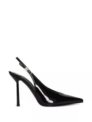 LE SILLA Clivage Crystal-embellished Slingback Pumps - Black