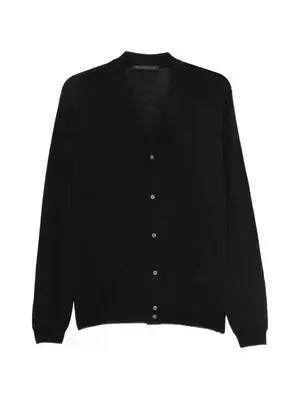 LOW BRAND V-neck Button-fastening Cardigan