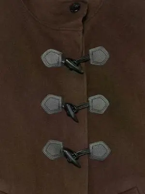 Ba&sh Kaya Toggle-fastening Funnel-neck Coat