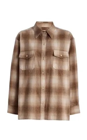 CITIZENS OF HUMANITY Kota Cotton Flannel Shirt S