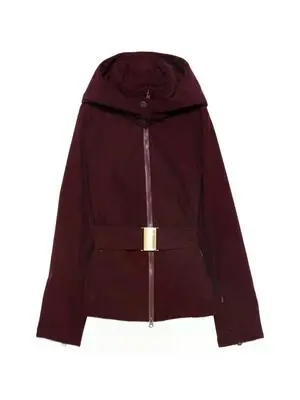 WE NORWEGIANS Britt Belted Ski Jacket - Red