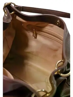 Moschino Logo-plaque Pebbled-effect Tote Bag