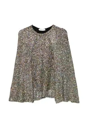 Alberta Ferretti Sequin-embellished Blouse