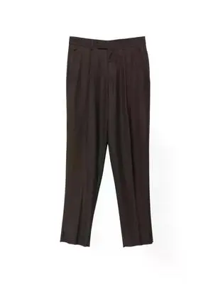 Zegna Pleated Straight-leg Trousers