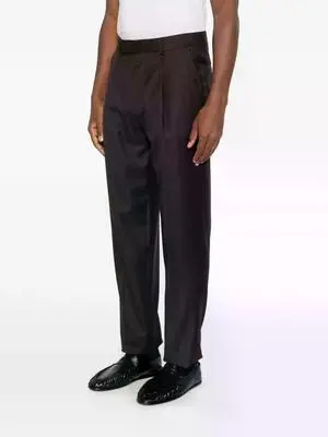 Zegna Pleated Straight-leg Trousers