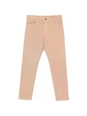 Canali Straight-leg Five-pocket Trousers - Neutrals