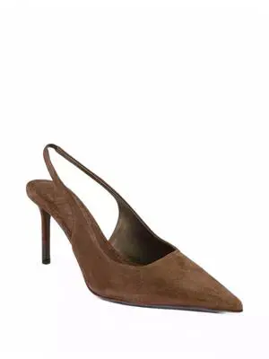 Brunello Cucinelli Monili-embellished Suede Pumps