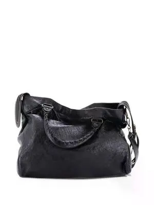 Balenciaga Velo Classic Studs Bag Leather Medium Tote Bag - Black