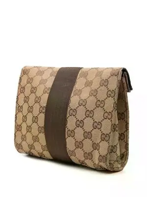 Gucci 2000-2015 Gg Canvas Clutch Bag - Neutrals