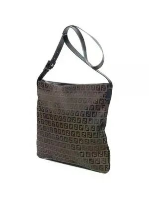 Fendi Zucchino Canvas Shoulder Bag