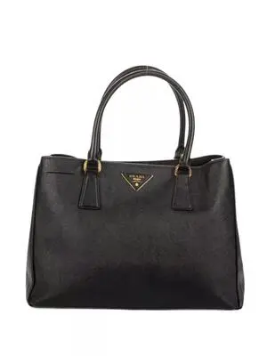 Prada Galleria Leather Tote Bag - Black