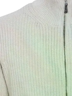 DRUMOHR Ribbed-knit Zip-up Cardigan