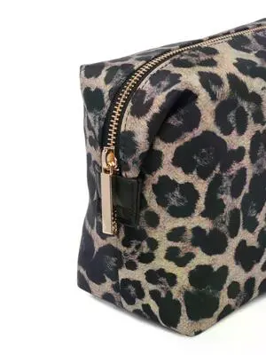 Liu Jo Beauty Case In Nylon Animal-print - Neutrals