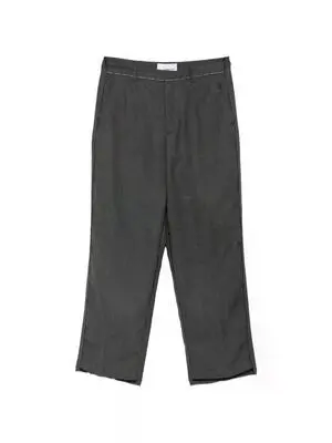 COSTUMEIN Contrast-stitch Straight-leg Trousers