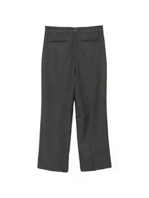 COSTUMEIN Contrast-stitch Straight-leg Trousers