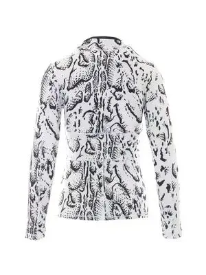 JETSET Ginger Snake-print Half-zip Sweatshirt