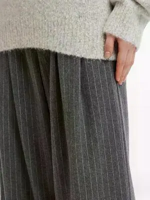 B+AB Pinstripe-pattern Pleated Trousers