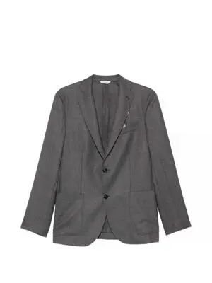 Boglioli Single-breasted Wool Blazer - Grey