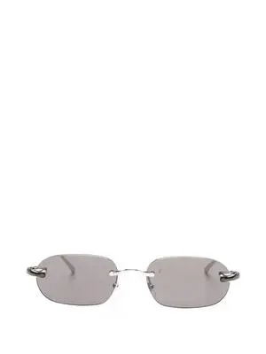 Cartier Rimless Rectangle-frame Sunglasses